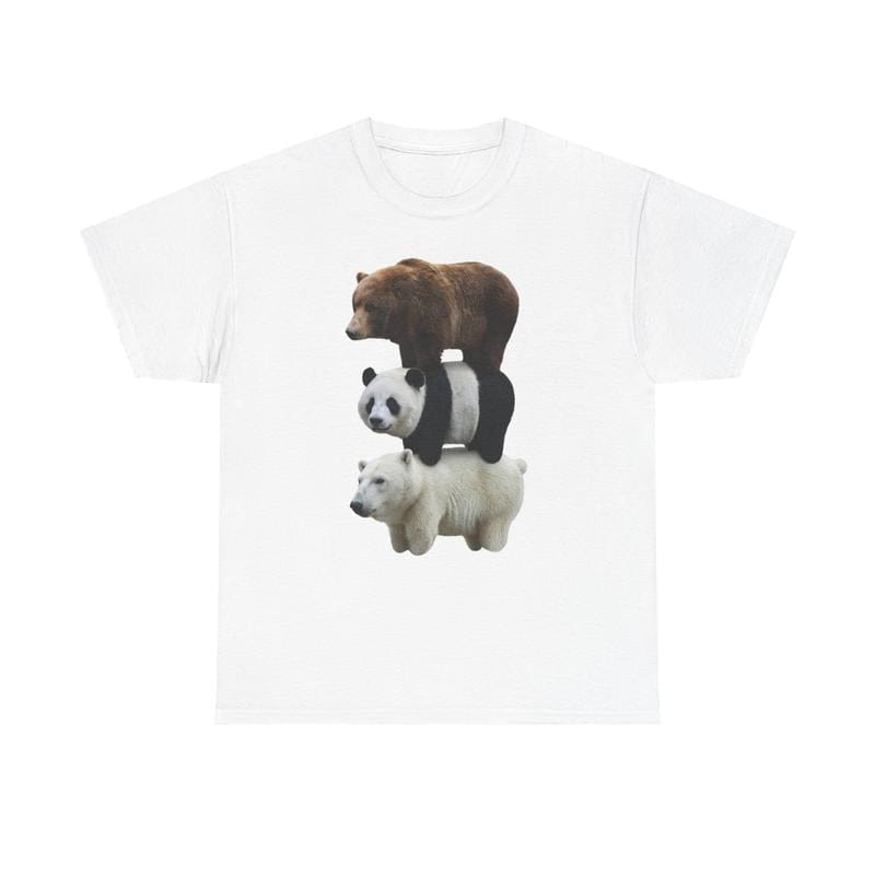 We Bears Realistic Tshirt, 100% Cotton Animal Shirt – ClothZZ
