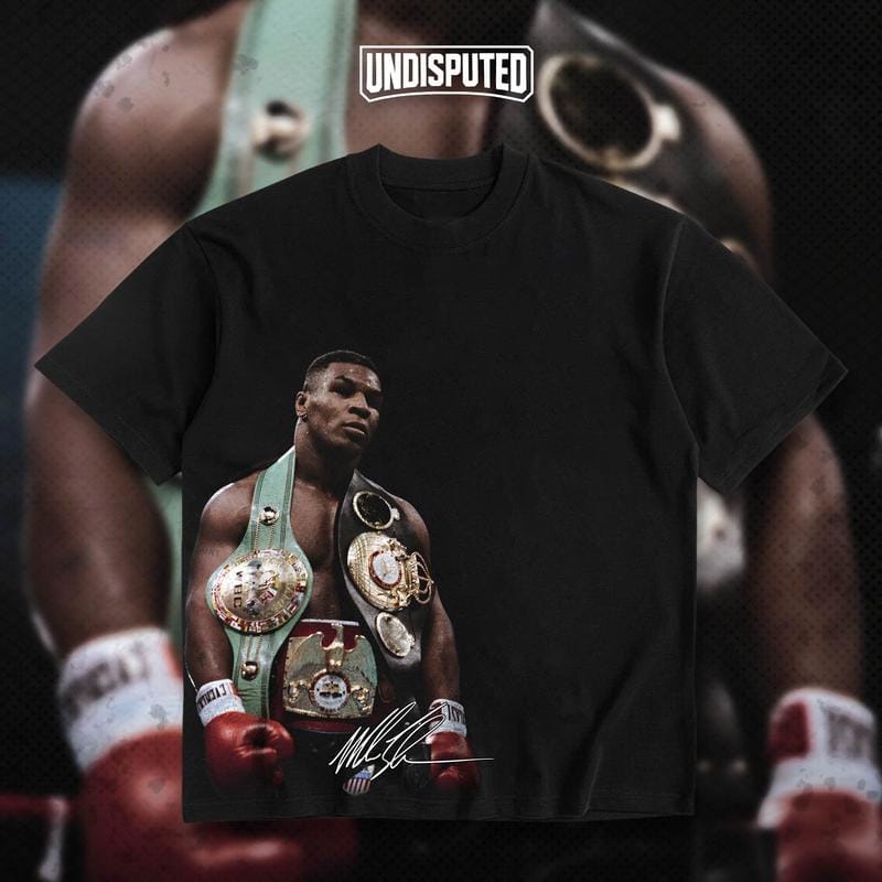 UNDISPUTED Iron Mike Tyson Undisputed Champion Heavy Cotton Shirt Box ...